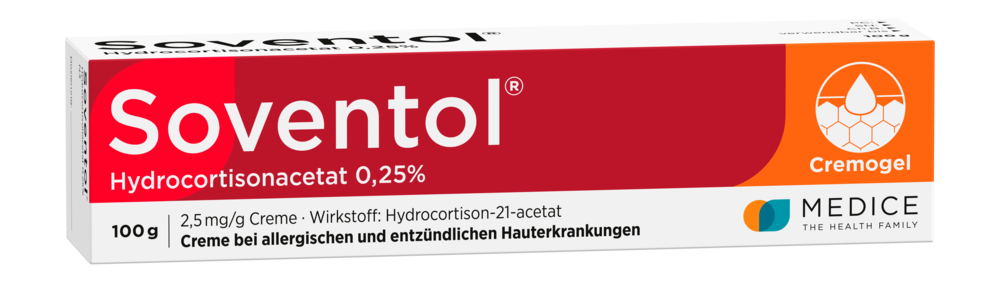 Soventol® Hydrocortisonacetat 0,25% Cremogel